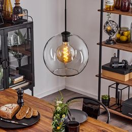 hofstein Koyoto H&auml;ngeleuchte Glas 30 cm Klar, 1-flammig