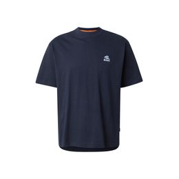 BOSS Shirt 'Numbers' male size 5XL Blue / marine blue / White