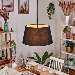 hofstein Bassagoda H&auml;ngeleuchte 45 cm Schwarz, Wei&szlig;, 1-flammig