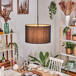 hofstein Soungou H&auml;ngeleuchte 38 cm Schwarz, Wei&szlig;, 1-flammig