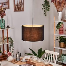 hofstein Bassagoda H&auml;ngeleuchte 35 cm Schwarz, Wei&szlig;, 1-flammig