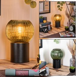 hofstein Koyoto Tischleuchte Glas 15 cm Gr&uuml;n, 1-flammig