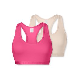 ELLE Bustier Damen Gr&ouml;&szlig;e 90 hellbeige / pink