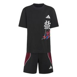 adidas Sportswear Tracksuit 'Marvel Spider-Man' boy size 140 Red / Bordeaux / Black / White