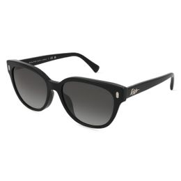 Ralph Lauren Ralph RA5305U | Damen-Sonnenbrille | Fassung: Vollrand, Cat Eye, Acetat, Schwarz Gl&auml;nzend | Glasfarbe: Grau Verlaufend