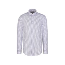 Seidensticker Button Up Shirt 'Classic Essentials' male size XXXL Blue / White