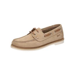 Sioux Mokassin 'Nakimba-700' Damen Gr&ouml;&szlig;e 39 hellbraun Sommerschuhe