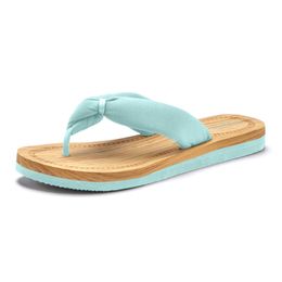 ELBSAND T-Bar Sandals female size 37 Turquoise