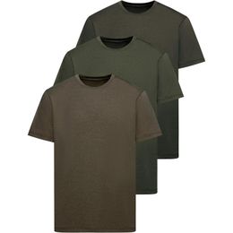 Parforce Essential 3er-Pack T-Shirts Oliv (Gr&ouml;&szlig;e: XXL)