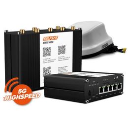 Selfsat WLAN Router MWR 5550 5G Cat 20 incl. 5G Antenne m. eSIM, wei&szlig;