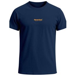 Neverless Shirt 'Beach Club Palme' male size 4XL Navy