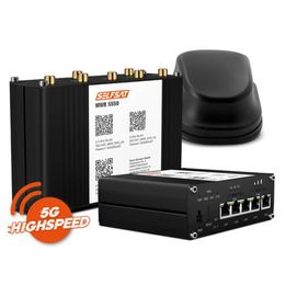 Selfsat WLAN Router MWR 5550 5G Cat 20 incl. 5G Antenne m. eSIM, schwarz