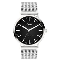 s.Oliver Analog Watch female size One size Black / Silver
