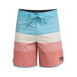 Quiksilver Boardshorts 'Surfsilk Scallop 18' Herren Gr&ouml;&szlig;e S beige / blau / altrosa