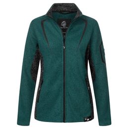 Rock Creek Fleece Jacket female size XL Petrol / Black