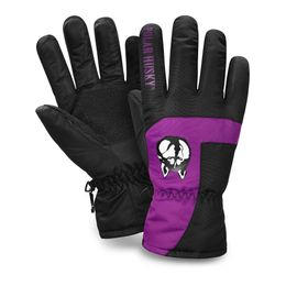 Polar Husky Sporthandschuhe 'Jannu' Herren Gr&ouml;&szlig;e 4XL purpur / schwarz / wei&szlig;