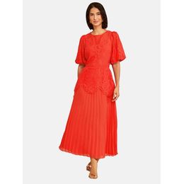 Love & Roses Kleid Damen Gr&ouml;&szlig;e 46 orangerot Sommerkleid