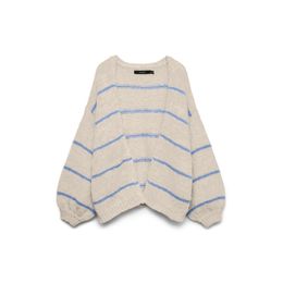 V&eacute;ro Moda Vero Moda Strickjacke 'VMMaybe' Damen Gr&ouml;&szlig;e M hellblau / wollwei&szlig;