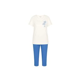 Triumph Pajama ' Red Label Sets PK Capri ' female size M/L Blue / White
