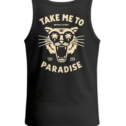 Neverless Shirt 'Paradise tiger' male size S Black