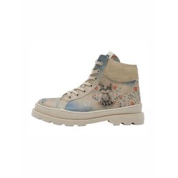 DOGO Schn&uuml;rstiefel 'DOGO Adriana - Lost in Colors' Damen Gr&ouml;&szlig;e 36 beige