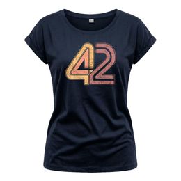 MAKAYA Shirt '42 The Answer' female size M Blue