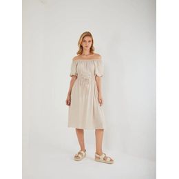 Mixray Kleid Damen Gr&ouml;&szlig;e 34 creme Sommerkleid