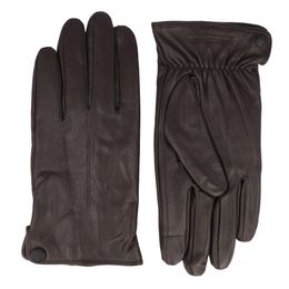 Strellson Full Finger Gloves male size M/L Dark brown