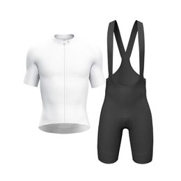 WULIBIKE Sweatsuit 'Wulibike Radsport-Set 'Y-Ergonomie' Wei&szlig;/Schwarz' male size XXL White
