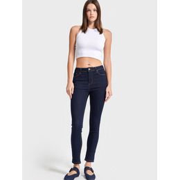 IT'S BASIC Jeans 'Skinny High Rise Jeans (Lenght 26)' female size 38 Indigo