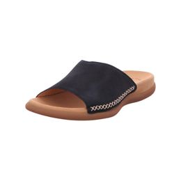 Gabor Mules 'Pantolette Damen 03.705.16 Echtleder in blau' female size 40 Blue