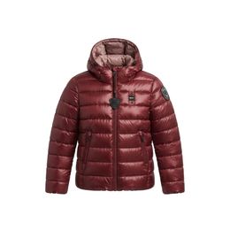 Blauer.USA Winter Jacket 'Giubbotto bordeaux per bambina' girl size 116 Bordeaux