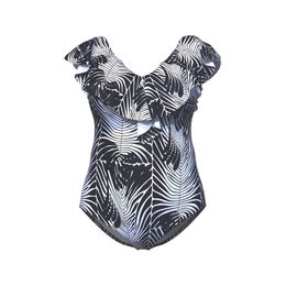Ulla Popken Badeanzug Damen Gr&ouml;&szlig;e 10XL schwarz / wei&szlig;