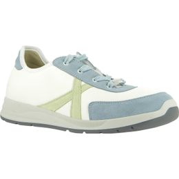VAROMED Damen Sneaker mit Memory-Wechselfu&szlig;bett, Weite K wei&szlig;-gr&uuml;n, Gr&ouml;&szlig;e 8