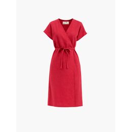 Amourlinen Kleid 'Olivia' Damen Gr&ouml;&szlig;e 36 dunkelpink Sommerkleid