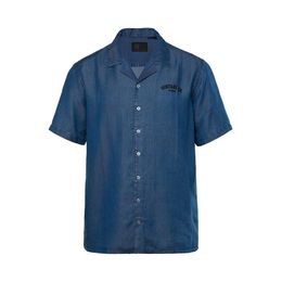 JP1880 Button Up Shirt male size 7XL Blue denim