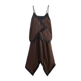 next Kleid Damen Gr&ouml;&szlig;e 38 braun / schwarz