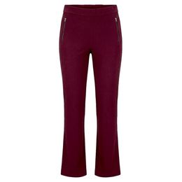 Peter Hahn - Kn&ouml;chellange Slim Fit-Jersey-Hose, rot, Gr. 23