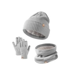 MAGICSHE Beanie boy size 36/47 Light grey