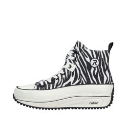 Rieker High-Top Sneakers female size 39 Black / White