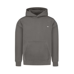 Smilodox Dawson Blank Basic Hoodie Herren Gr&ouml;&szlig;e L grau