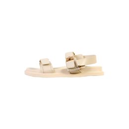 Super Mode Sandale 'Sandalen mit Klettverschluss von LBS' Damen Gr&ouml;&szlig;e 41 beige