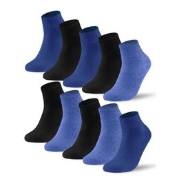 sockenkauf24 Socken 'Diabetiker Socken' Herren Gr&ouml;&szlig;e 39/42 blau