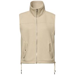 Street One Vest female size M Beige