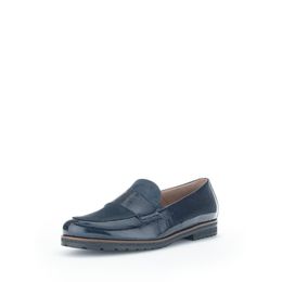 Gabor - Slipper, blau, Gr. 38 - Leder