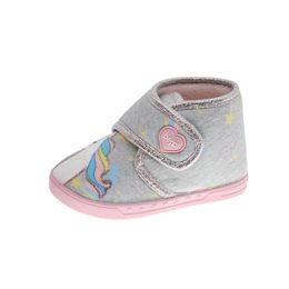 Beppi Hausschuh 'Indoor Shoe' M&auml;dchen Gr&ouml;&szlig;e 25 grau