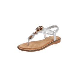 Ital-Design T-Bar Sandals female size 41 Gold / Silver