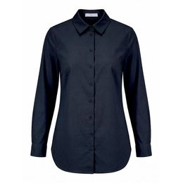 Emilia Lay - Long-Bluse, blau, Gr. 44 / L - Baumwolle