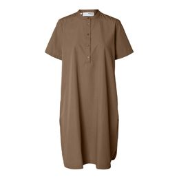 Selected Kleid 'SLFBLAIR' Damen Gr&ouml;&szlig;e 42 braun Sommerkleid