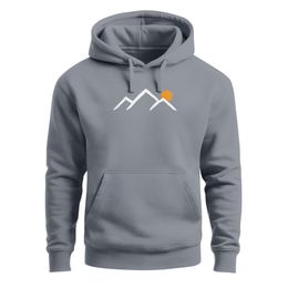 Neverless Sweatshirt 'Mountain Sun' Herren Gr&ouml;&szlig;e L grau